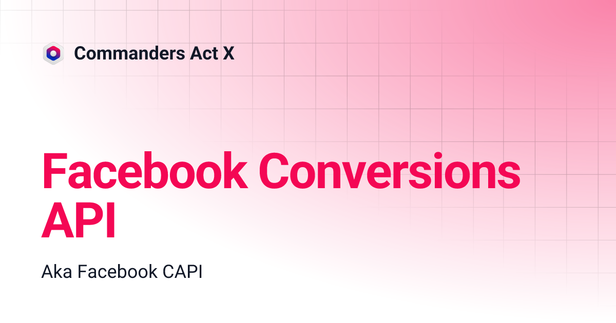 Facebook Conversions API | Commanders Act X