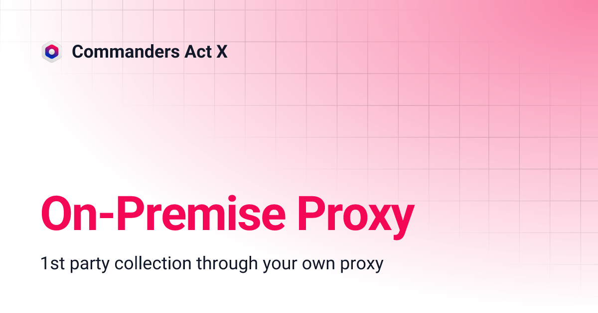 On-Premise Proxy | Commanders Act X