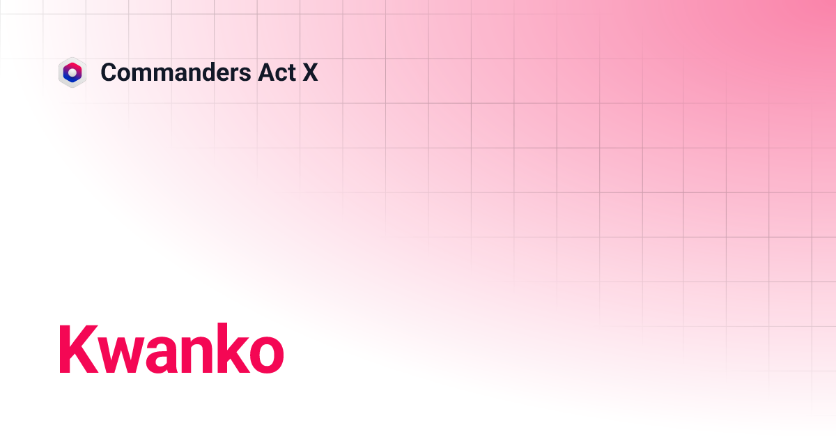Kwanko | Commanders Act X
